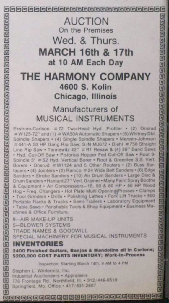 The Harmony Company, est. 1892 - Made-in-Chicago Museum