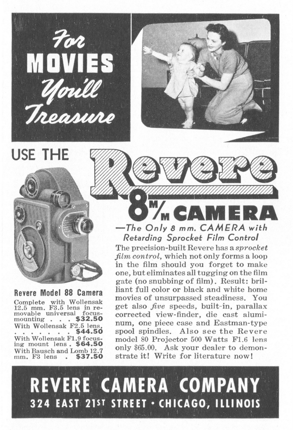 Revere Camera Company, est. 1939 - Made-in-Chicago Museum